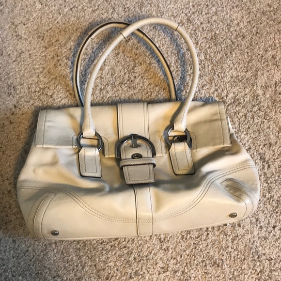 Coach | Bags | Ivory Coach Carryallshoulder Bag | Poshmark